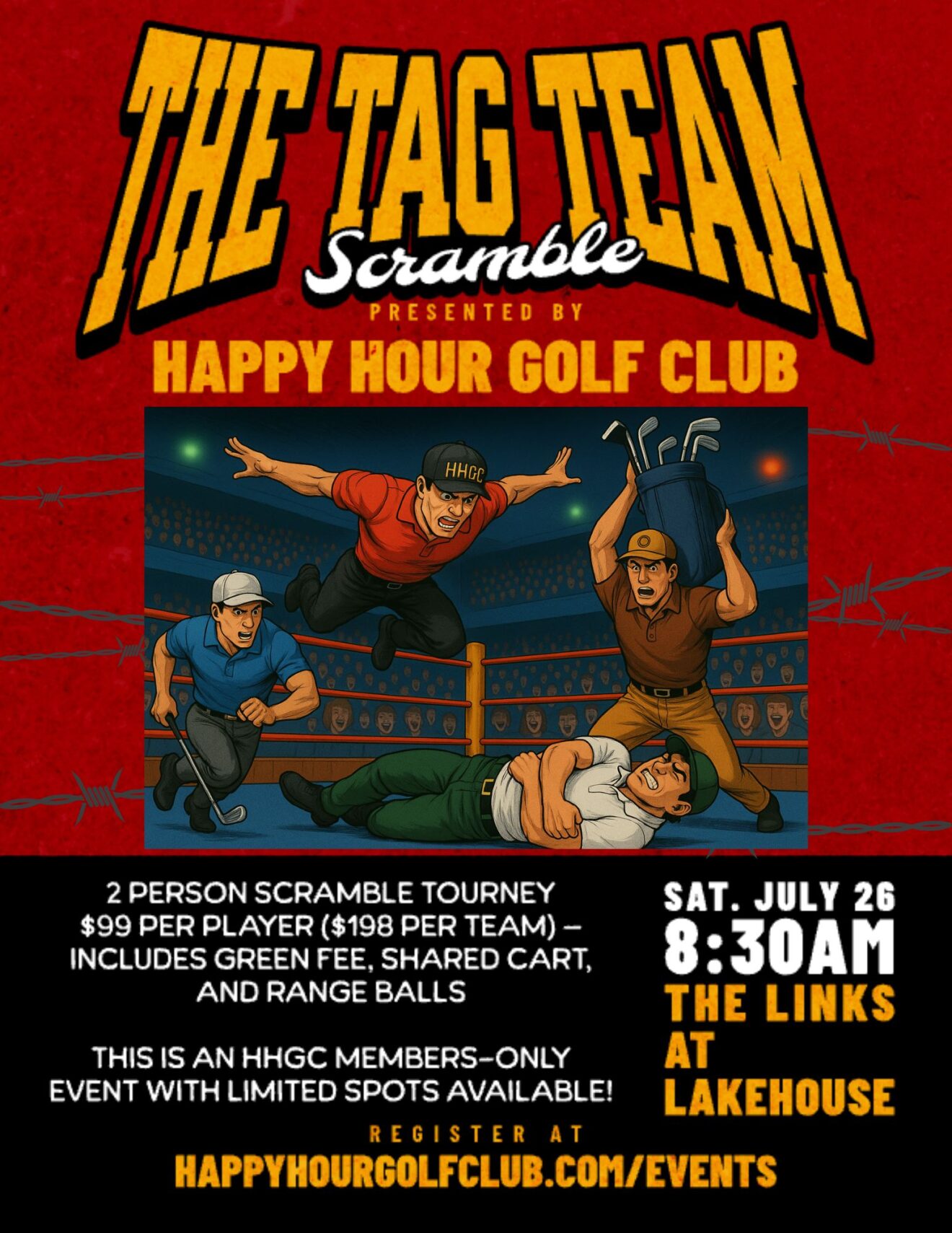 The Tag Team Scramble – Happy Hour Golf Club